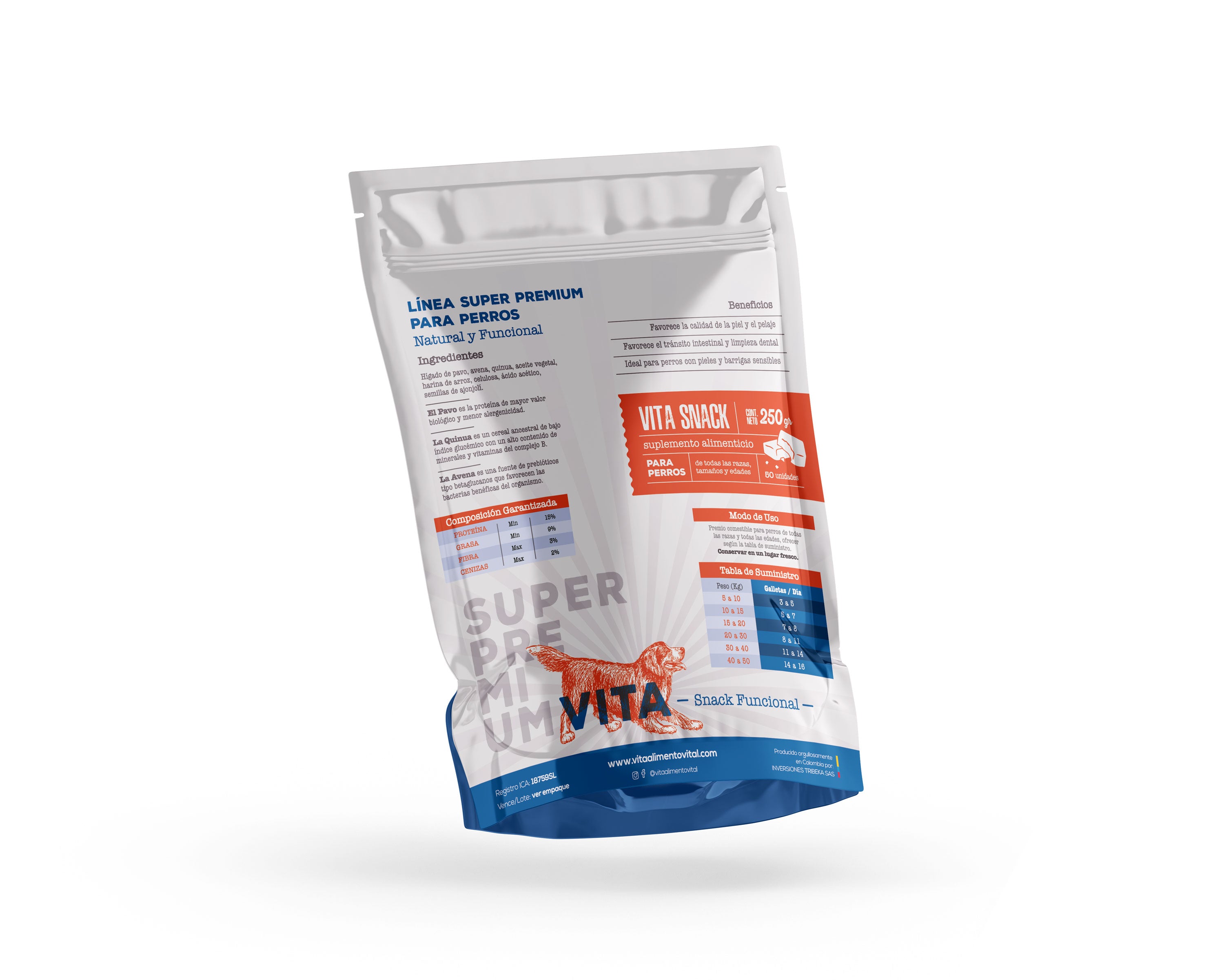 Galletas Saludables: VITA Snack Funcional de 250 gramos – VITA Alimento ...